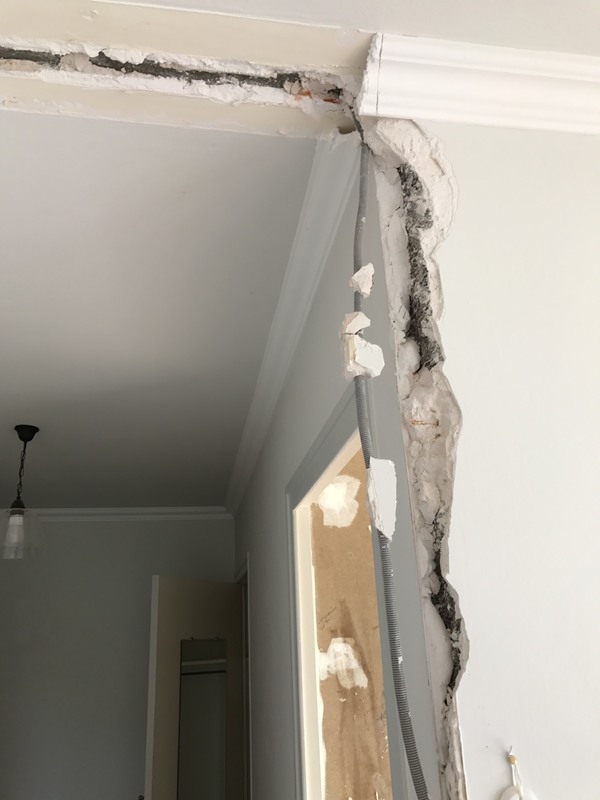 Rebouchage mur', Saint-julien-en-genevois, Pose d'enduit / Reboucher un ...